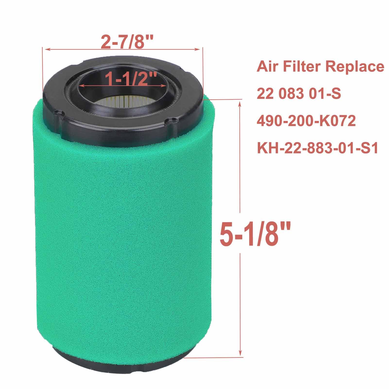 HEYZLASS KH-22-883-01-S1 Air Filter Compatible with 22-083-01-S Kohler 5400 Series Maintenance Kit KS530 KS540 KS590 KS595 Cub Cadet xt1 lt42 Engine, Replace 2208301S 2208301 22-083-01 Air Filter