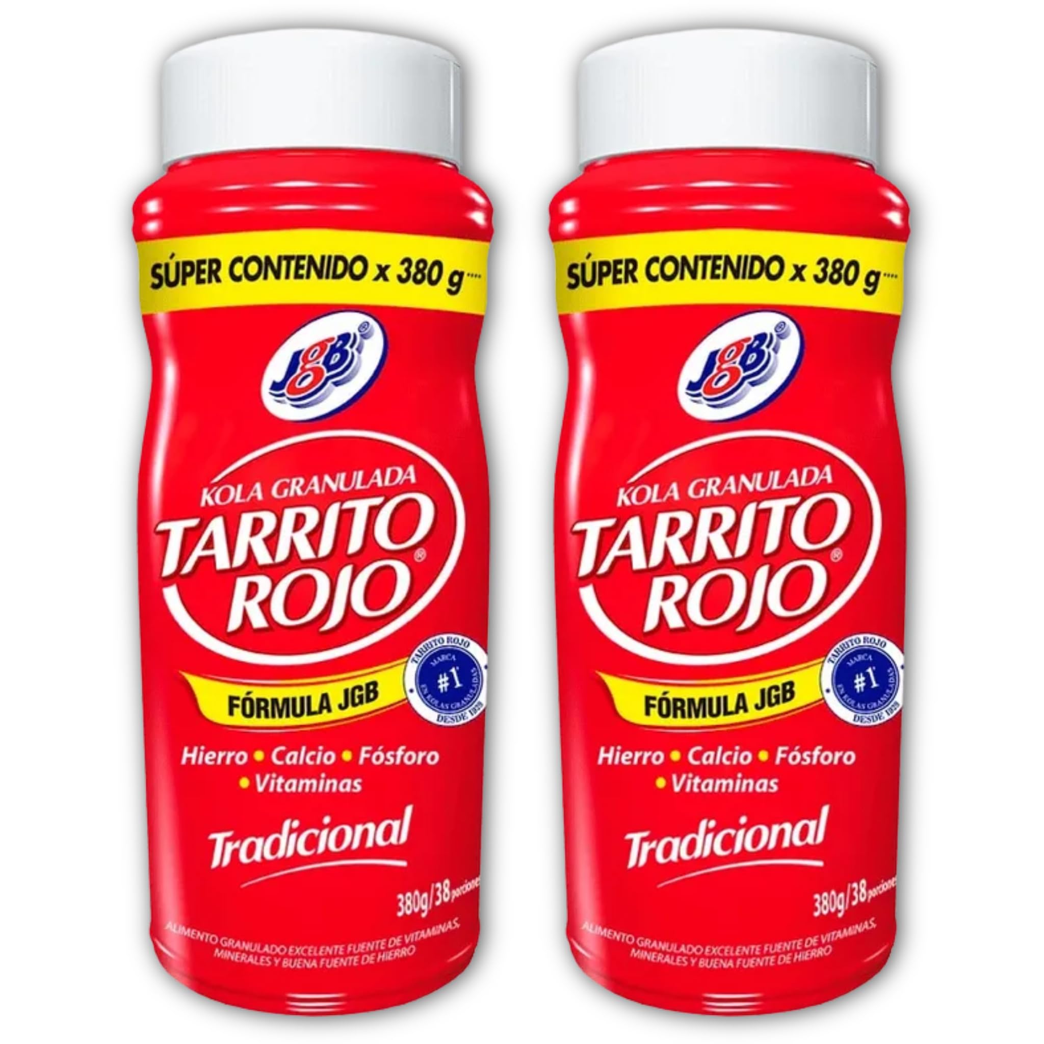 DECA EXPERTS - Kola Granulada Tradicional - pack de 2 Tarrito Rojo de 380 gramos - Suplemento Multivitamínico Sabor Tradicional - Mejorar el bienestar y la nutrición de tu Cuerpo - Despensa Colombiana