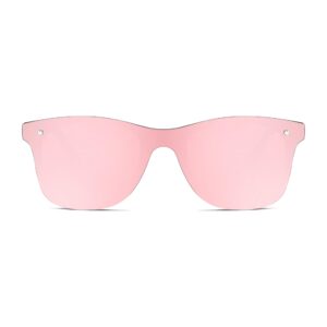 FEISEDY Trendy Rimless Mirrored One Piece Lens Sunglasses Reflective Sun Glasses B4155