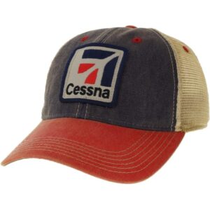 itsyourairplane.com cessna patch trucker cap, navy