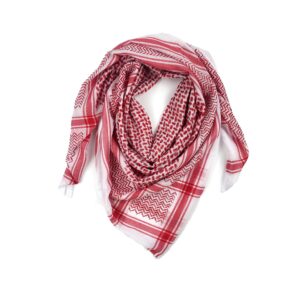 craoopii palestine scarf, keffiyeh, high headscarf, keffiyeh neck head scarf wrap for men women(type2)