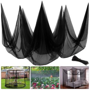 unves mosquito netting, 39 x 10 ft mosquito net for patio insect bird netting for garden protection, garden mesh netting protect vegetables fruits from birds bugs