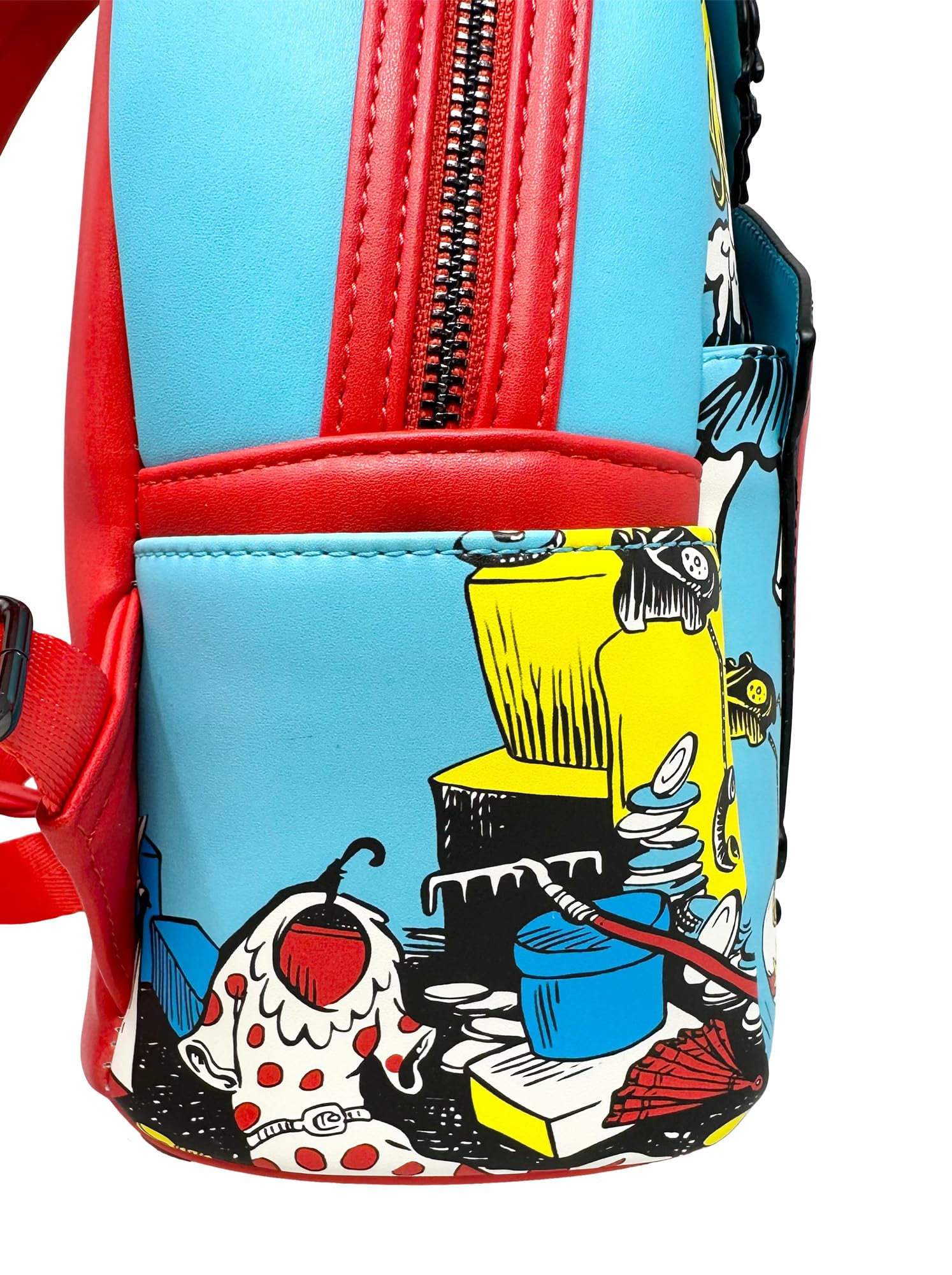 Loungefly Dr Seuss Thing 1 and 2 Interactive Cosplay Womens Double Strap Shoulder Bag Purse