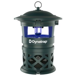 dynatrap dt1130-grsr 1/2 acre mosquito & flying insect outdoor trap and killer – kills mosquitoes, flies, wasps, gnats, & other flying insects - bug zapper alternative – green