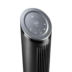 Lasko Ascend 36" Tower Fans for Home, 29 ft/s Airflow, Quiet 29dB on Low, 90° Oscillation, 12 Hour Timer, Air Filter for Hair & Dust, Remote, Black, OST100