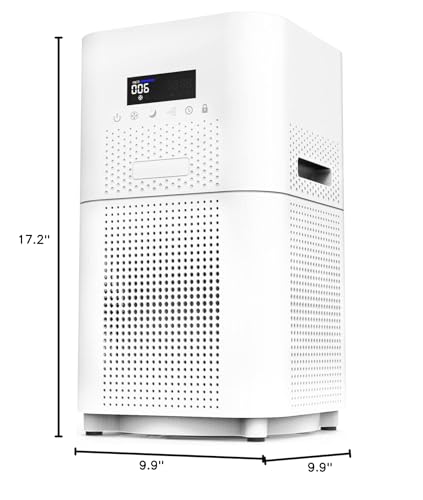 Air Purifiers for Home Large Room,Air Purifiers Up to 1830 Sqft, H13 True HEPA Air Purifiers Filter for Bedroom,24dB Sleep Mode