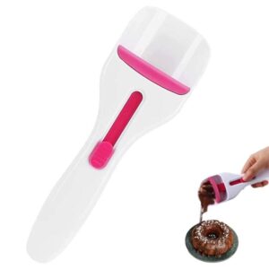 loke the sun cake batter distribution scoop, one-touch sliding button dispenses batter, home batter dispenser baking tool, kitchen diy cupcake batter scoop