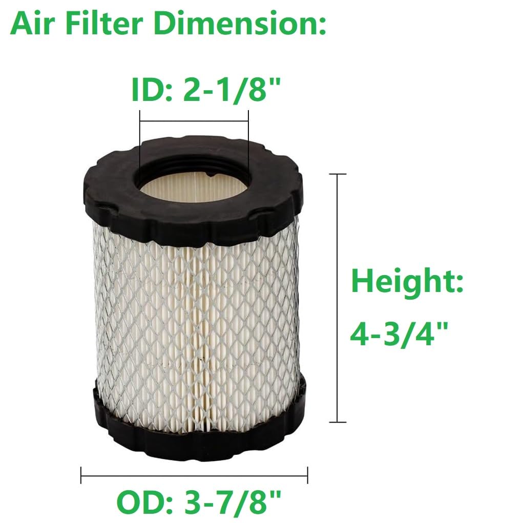 Annolai 798897 794935 Air Filter for BS 592496 44M977 44P977 44Q977 49L977 49M977 Engine John Deer-e LG269 Z435 Z445 Z465 Z535R Z625 Z645 Z655 Zero Turn Lawn Mower w 492932 Oil Filter