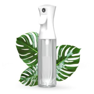 flora premium plant mister spray bottle producing gentle & fine mist for precision hydration, dispersed humidity & moisture - comes w app for smart plant care - plant id, plant doctor tool