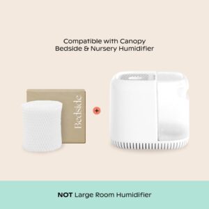 Canopy Original Bedside Humidifier Filters, Pack of 3 Filters, Replacement Filters - Compatible with Canopy Bedside Humidifiers, Made with Wood Pulp, Paper Filter, Replace Every Six Weeks