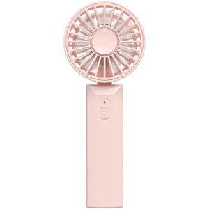 liewet mini handheld fan, neck fan, portable fan rechargeable, 2500mah rechargeable usb fan, 180° adjustable,3 speed personal small desk fan, strong airflow, super quiet pink