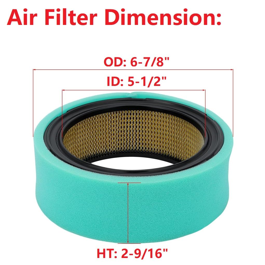 Annolai 47 083 03 Command 25 Air Filter for Kohler 47 083 03-S 47 883 03-S1 Command K301 K321 K361 K241 CH20 CV20S CH23 CH18 CV17-CV23 CV724-CV740 CH18-25 John Deere M47494 w 52-050-02-S Oil Filter