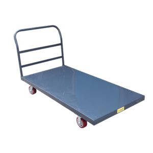 platform truck, steel deck, 30" x 60", 5" pu casters, 2000 lb. cap., heavy duty, industrial standard, pake handling tools