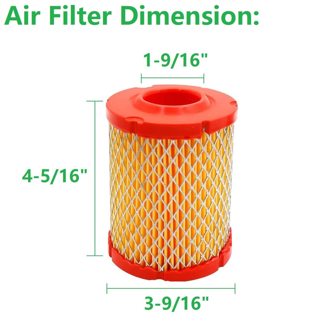 Annolai 937-05066 737-05066 Air Filter for Cub Cade-t XT1 LT42 XT1-LT42 XT1-LT46 MTD 547CC OHV PowerMore 4X90HU 4X90HUA 8X90KU Troy Bilt TB42 TB46 Craftsman T1300 T1500 Mower w 951-12690 Oil Flter