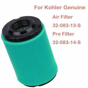 HEYZLASS 32 083 13-S Air Filter, 3208313 Compatible with Kohler 7000 Series Pro KT725 - KT745 EKT730 EKT750 Engines Lawn Mower Replace KH-32-883-13-S1 3208313s 32-083-13-S Air Filter Tune Up Kit