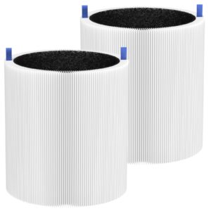 2 pack 311i max replacement filter compatible with blueair blue pure 311i max air purifiers, h13 true hepa and activated carbon air filter for blue pure 311i max, compare to part #f3max