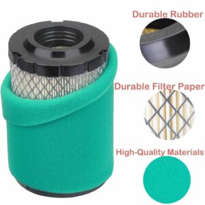 HEYZLASS 32 083 13-S Air Filter, 3208313 Compatible with Kohler 7000 Series Pro KT725 - KT745 EKT730 EKT750 Engines Lawn Mower Replace KH-32-883-13-S1 3208313s 32-083-13-S Air Filter Tune Up Kit