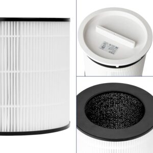 H13 True HEPA Filter, Compatible With STEALTH JAP230W JAP230B STEALTH JAP230AC1 Air Purifier Replacement Filter, 3-in-1