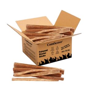 10 lbs. Fatwood Fire Starter Sticks Camping Essentials | Great Fire Logs and Fire Starters for Campfires, Fireplaces, Bonfires | Start a Fire with 2 Sticks