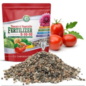 5-10-10 tomato & vegetable fertilizer - made in usa - nitrogen, phosphorus, potassium plant food for indoor/outdoor plants & flower gardens - promotes vigorous growth and big blooms!