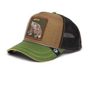 goorin bros. unisex the farm insert coin vol. 2 collection trucker hat, brown (rash, zits, and pimple), one size