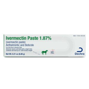 Dechra Ivermectin Paste 1.87% | Horse Dewormer Paste