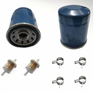 lxqtao oil filter & fuel filter tune up kit – replacement for honda gx610, gx620, gx630, gx660, gx670, gx690 engine, 15400-plm-a02