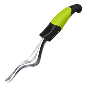 szhlux hand weeder tool, premium weed puller tool for garden, gardening hand tool with ergonomic handle (green)