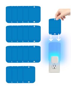 20 pcs refill cartridges for raid essentials and for stem flying insect light trap, replacement glue card compatible with wondercide indoor plug-in blue light trap for fly bug mosquito gnat