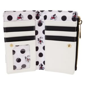 Loungefly Minnie Rocks the Dots Classic Flap Wallet | Minnie Mouse Wallets Standard