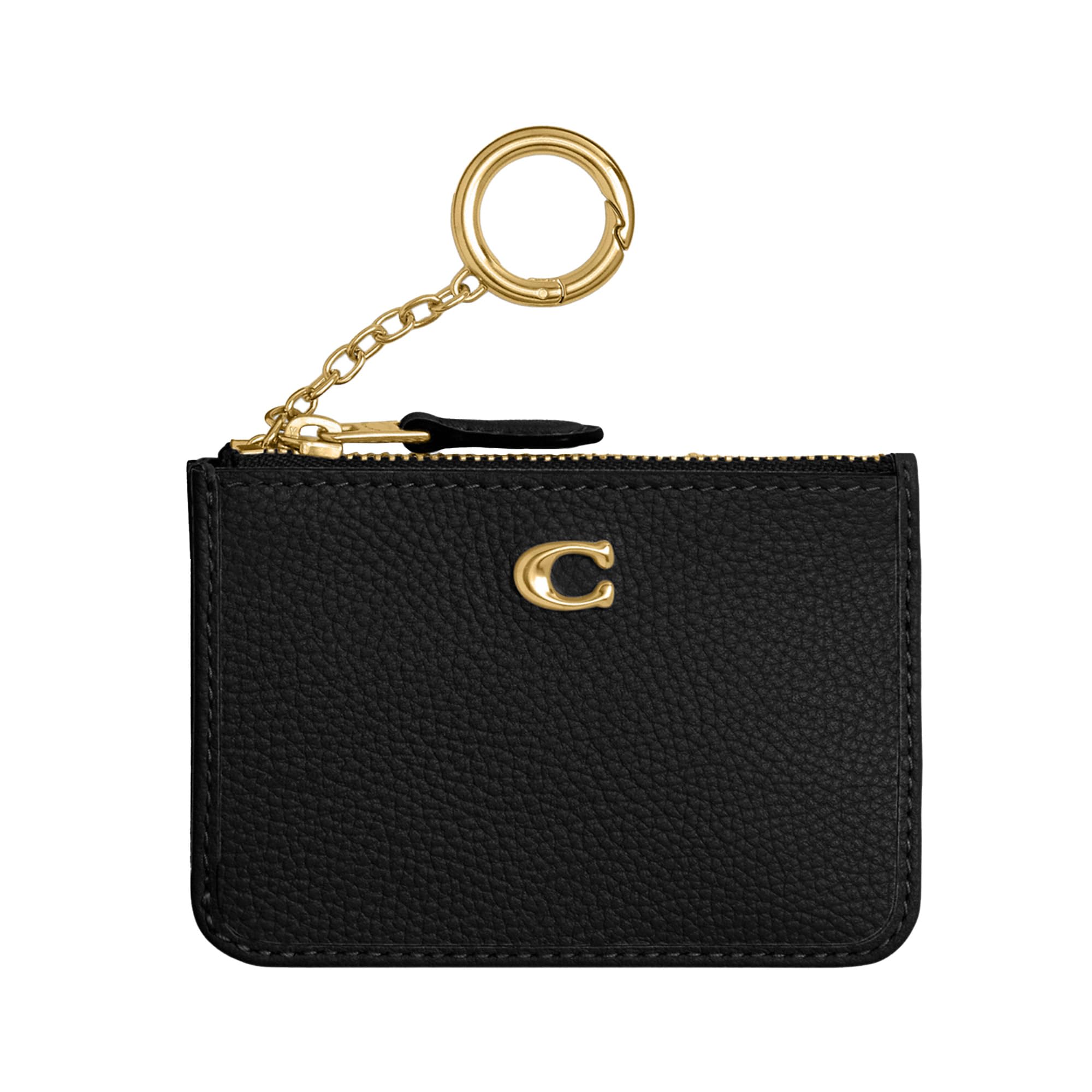 Coach Mini Id Skinny, Black