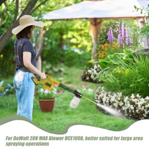 Dinftin Garden Dust Applicator – Diatomaceous Earth Powder Duster Sprayer for Plants and Gardens, Perfectly for DeWalt 20V MAX Blower DCE100B（Machine not Included）