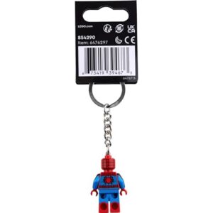 Lego Spider-Man Key Chain (854290), Small, Red