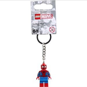 Lego Spider-Man Key Chain (854290), Small, Red