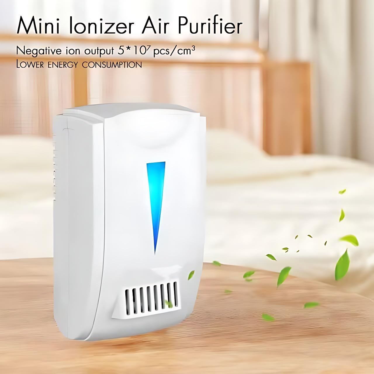 Ionizer Air Purifier,Plug In Air Purifier Ion, Protable and Quiet Plug-in Ionizer with Clear Negative Ion Wind Output, Automatic Release of Anions,Easy to Usefor Home and Office Use.