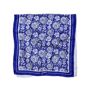 bbgreek zeta phi beta sorority - silky polyester shawl scarf - greek letters 1920 - official vendor