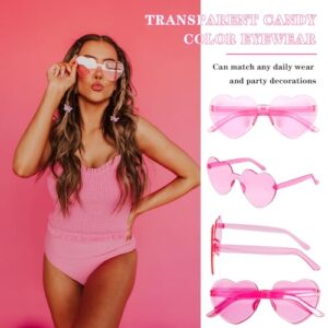 SUNOVELTIES 16 Mixed Style Rimless Sunglasses Women's Retro Colored Party Glasses for Bachelor Party Photoshoot Costume Accessories