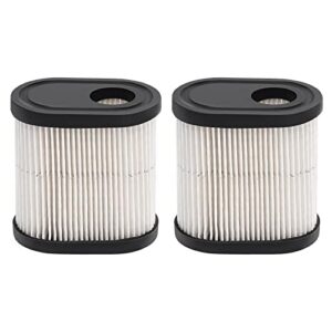 jicheku 36905 air filter replacement for tecumseh 740083a lev100 lev115 lev120 lv195ea ovrm65 ovrm105 ovrm120 engine toro craftsman 33331 22 6.5hp 20016 20017 20018 lawn mower (pack of 2)