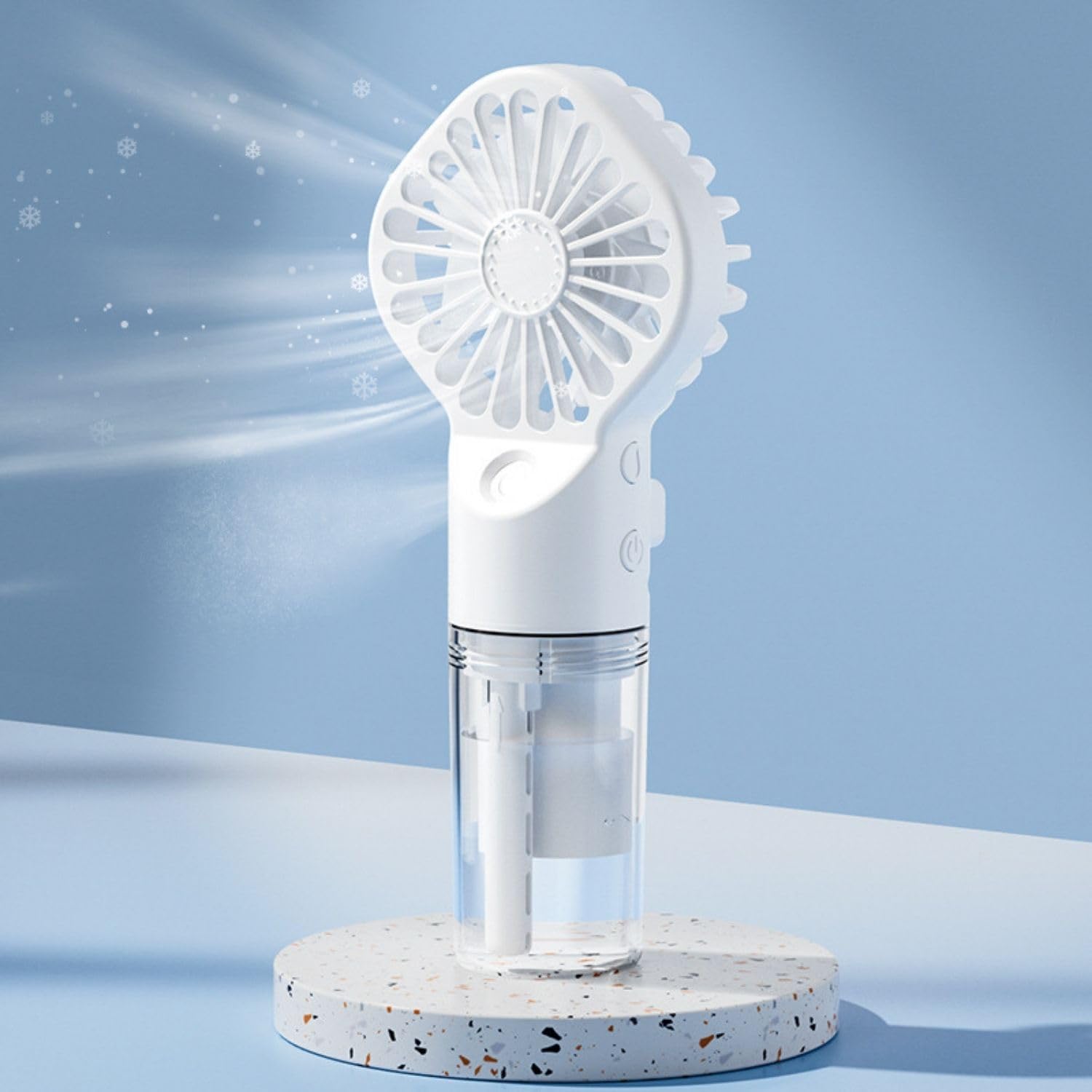 Orapink Portable Fan with Mist, Personal Mini Fans Portable Rechargeable, Misting Fans Handheld for Travel, Office, Outdoor