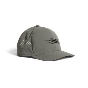 sitka gear unisex icon plus mid trucker hat - field gray, one size