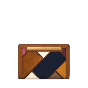 fossil women's liza litehide™ leather multifunction wallet, multi tile (model: sl10041194)