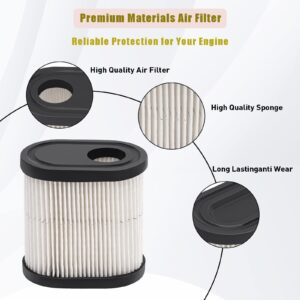 JICHEKU 36905 Air Filter Replacement for Tecumseh 740083A LEV100 LEV115 LEV120 LV195EA OVRM65 OVRM105 OVRM120 Engine Toro Craftsman 33331 22 6.5HP 20016 20017 20018 Lawn Mower (Pack of 2)