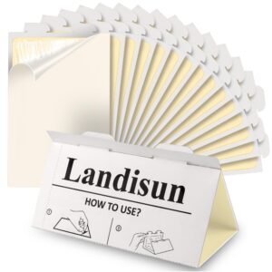 landisun mouses traps pests traps insect traps sticky glue traps bug traps mosquitos traps adhesive non-toxic traps(12pack)