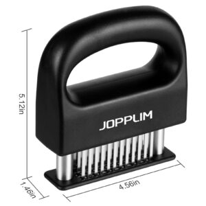 JOPPLIM Meat Tenderizer, With 48 Stainless Steel Ultra Sharp Needle Blades, Meat Poultry Tenderizer, for Tenderizing Beef, Pork, Turkey, Fish, Cooking Tool Best for Tenderizing, Marinade, BBQ