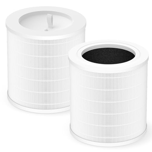 A2001 Replacement Filter Compatible with A2001 Air Purifie-r, 3-In-1 H13 True HEPA Activated Carbon Filter, Compared to Part #AF-2001, 2 Pack