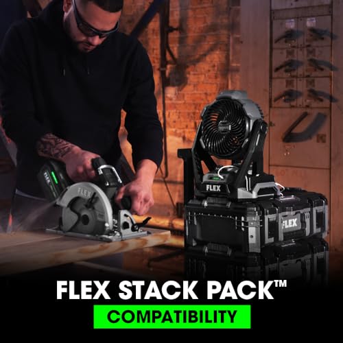 FLEX 24V Brushless Cordless 1,100 CFM Jobsite Fan Tool Only, Battery and Charger Not Included - FX5471-Z