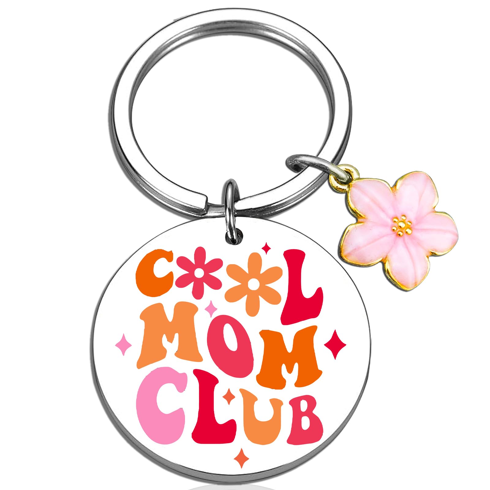 igvean Mothers Day Mom Gifts Cool Moms Club Keychain Funny Gifts for Mom from Daughter Son Kids Unique Birthday Christmas Gifts for New Mom Pregnant Mom Gifts For Women