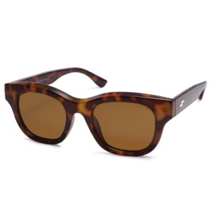 SOJOS Polarized Sunglasses womens men Trendy Small Designer Shades SJ2289,Brown