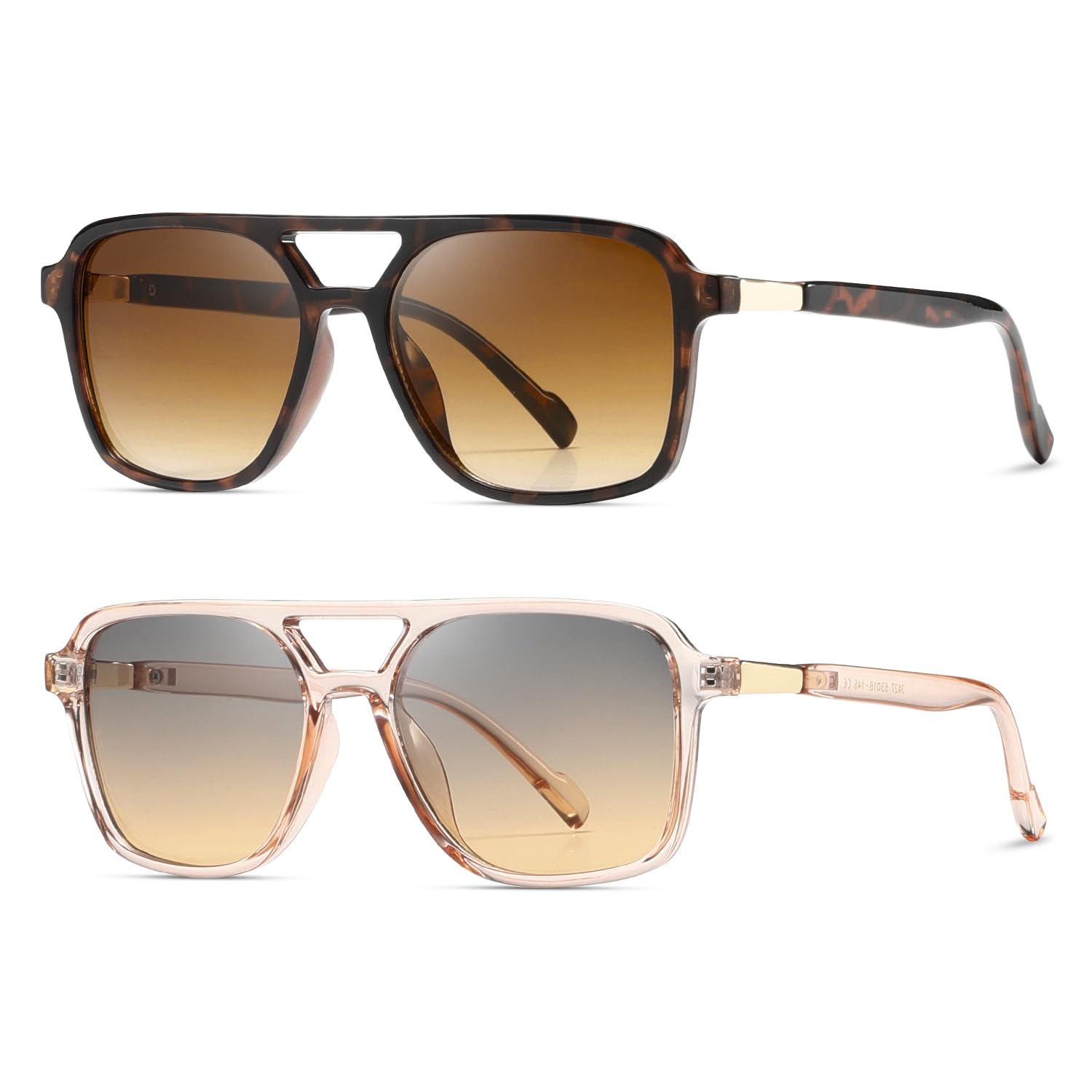 kimorn Sunglasses Womens Men Trendy Retro Sun Glasses Rectangle Frame Shades K1649 (Tortoiseshell +Pink)