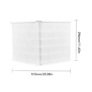 Replacement Filter, Air Purifier Filter Screen, Filter Accessory Compatible with 211 Air Cleaner Purifier, Foldable Particle Activated Carbon Replacement Filter